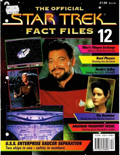 STAR TREK FACT FILES MAGAZINE 127 Choice Issue Collection On USB Thumb ...