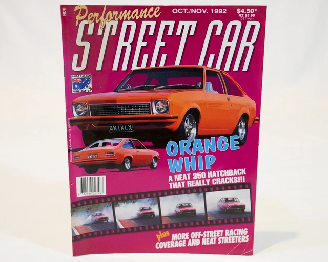 PERFORMANCE STREET CAR - Oct/Nov 1991 Vintage Car Magazine $11.95 ...