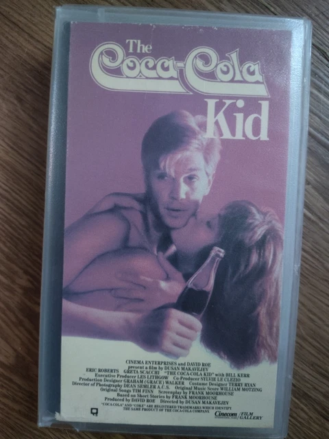 THE COCA-COLA KID VHS 1985 Vestron Eric Roberts Greta Scacchi Ex Rental ...