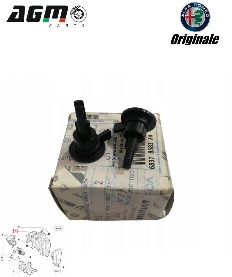KIT RICAMBI ATTUATORE Condizionatore Originale Alfa Romeo Giulietta ...