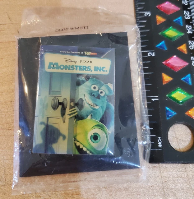DISNEY PIXAR MONSTERS Inc Pin Movie Exclusive Square Collectable ...