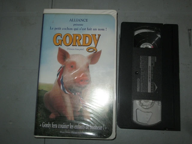 GORDY (VHS)(FRENCH) Testé Clamshell $5.39 - PicClick CA