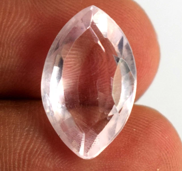 8.10CT NATURAL TRATADOS Rosa Poudretteite Gema Corte Marquesa ...