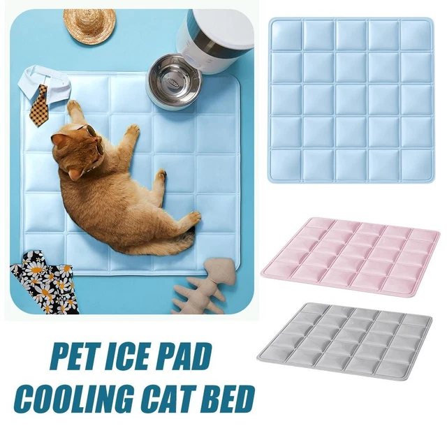 2025 UPGRADED CAT Cooling Mat,Pet Coolings Mat Ice Silk Coolings Mat O2E3 X V2Y9 £14.53 ...