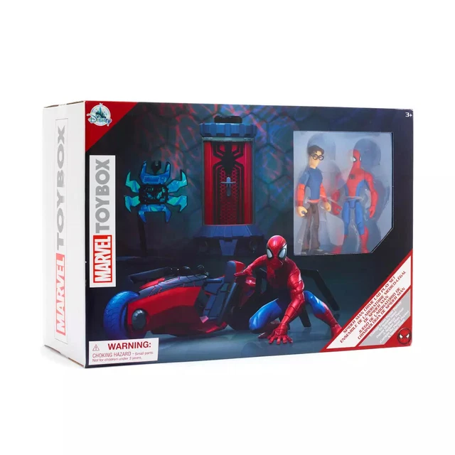 DISNEY MARVEL TOYBOX Spider-Man Crime Lab Playset Peter Parker Action ...