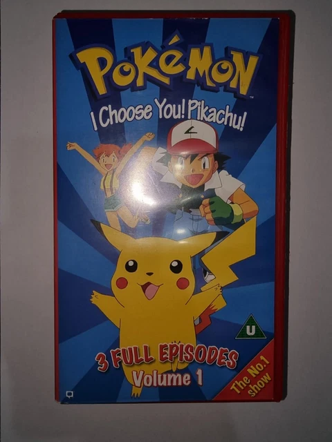 POKÉMON I CHOOSE You! Pikachu! VHS fully Working Tested £9.04 - PicClick UK