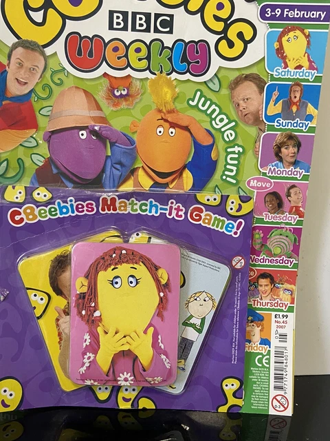 BBC CBEEBIES MAGAZINE #45 2007 Tweenies With Matching Cards & Stickers ...