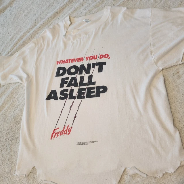 VINTAGE 1993 FREDDY Krueger Whatever You Do Dont Fall Asleep Shirt One ...