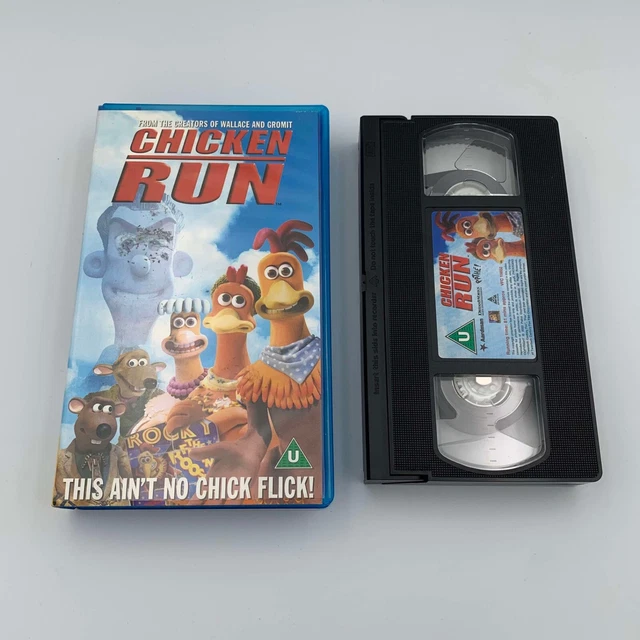 CHICKEN RUN VHS Tape Movie Dreamworks 2000 Aardman Animation £1.49 - PicClick UK
