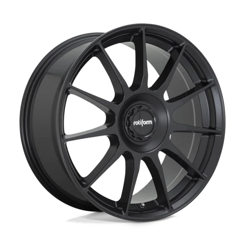 17X8 ROTIFORM R168 DTM Satin Black Wheels 4x100/4x4.25 (40mm) Set of 4 ...