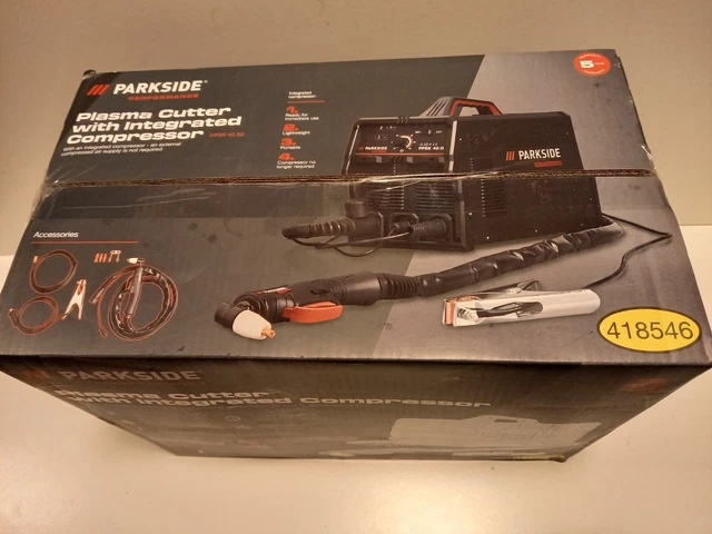 PARKSIDE PLASMA CUTTER with Integrated Compressor Ready For Immediate ...