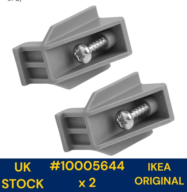 IKEA SPARE PART # 10005644 x 2 (PAX) Wardrobe Sliding Door Rail Support ...