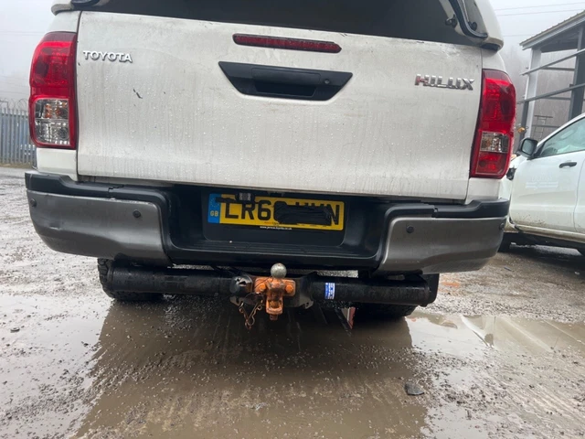 TOYOTA HILUX REAR Bumper Painted Double Cab 2016-2023 520230K061 £240. ...