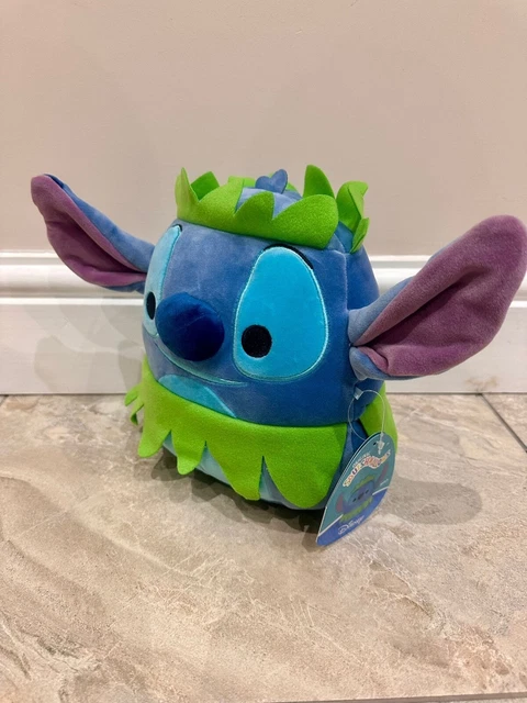 STITCH SQUISHMALLOW HULA Rock Disney 8 Zoll Plüschtier Stofftier NEU UK ...