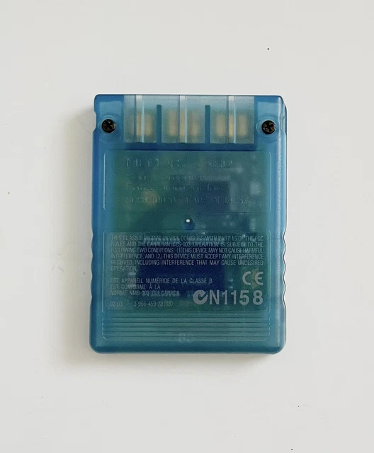 OFFICIAL SONY PS2 Memory Card Magic Gate (Sony PlayStation 2) Blue 8MB ...