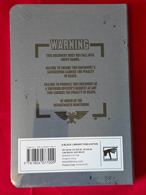 GAMES WORKSHOP WARHAMMER 40k The Imperial Infantryman's Handbook BNIB ...