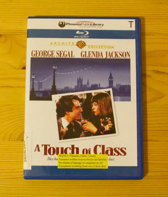A TOUCH OF Class Blu-ray Warner Archive Glenda Jackson SEE DESCRIPTION ...