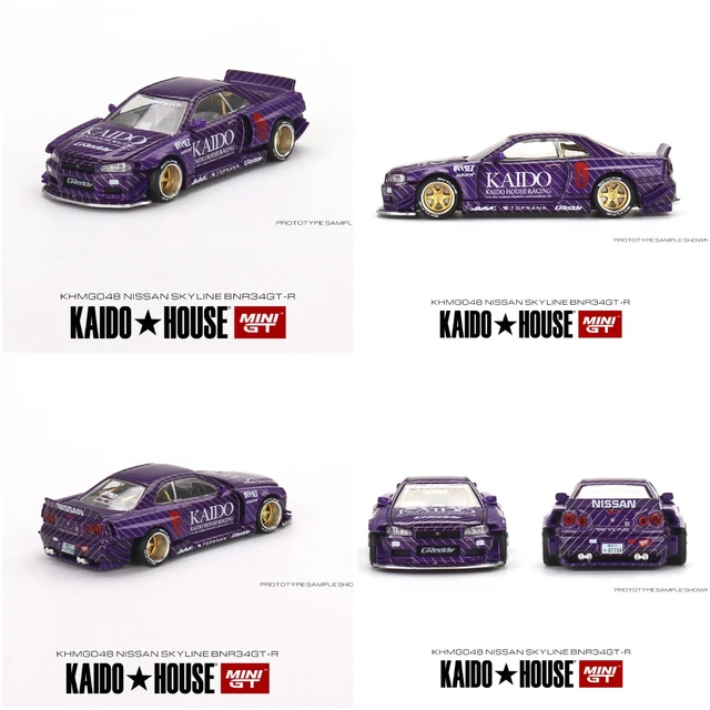 MINI GT KAIDO House - Nissan Skyline GT-R (R34) Kaido Works V1 ...