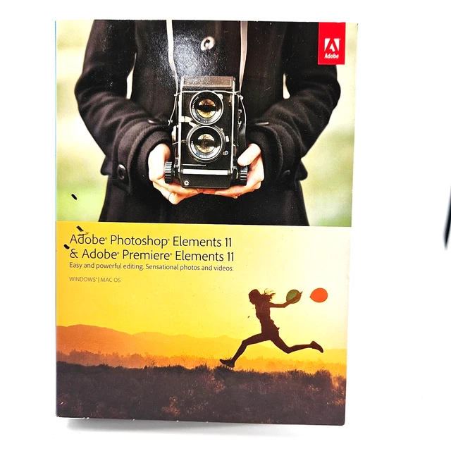 ADOBE PHOTOSHOP ELEMENTS 11 & Adobe Premiere Elements 11 $125.00 ...
