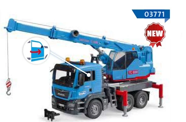 BRUDER, MAN TGS 6x4 grue, échelle 1/16, BRU3771 EUR 75,90 - PicClick FR