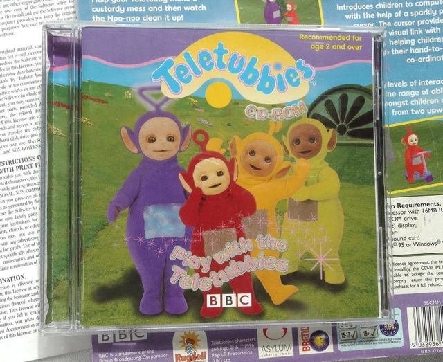 1997 BBC TELETUBBIES Cd-Rom - Play With The Teletubbies-7 Activities ...