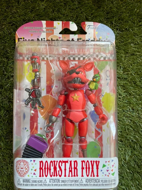 FIVE NIGHTS AT Freddy’s Rockstar Foxy Action Figure Fnaf Official Funko ...