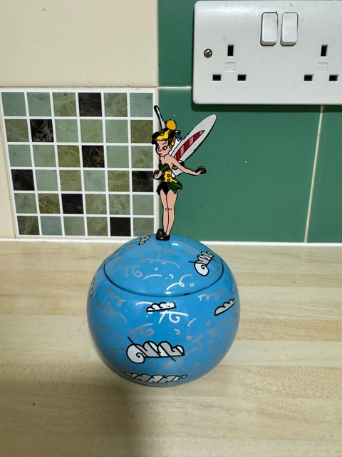 Romero Britto Disney Tinkerbell On Liddedtrinket Box Figurine B10 £1609 Picclick Uk