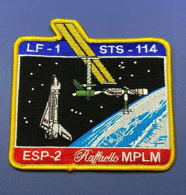 NASA SPACE SHUTTLE Discovery LF-1 STS-114 ESP-2 Raffaello MPLM Mission Patch EUR 10,63 - PicClick FR