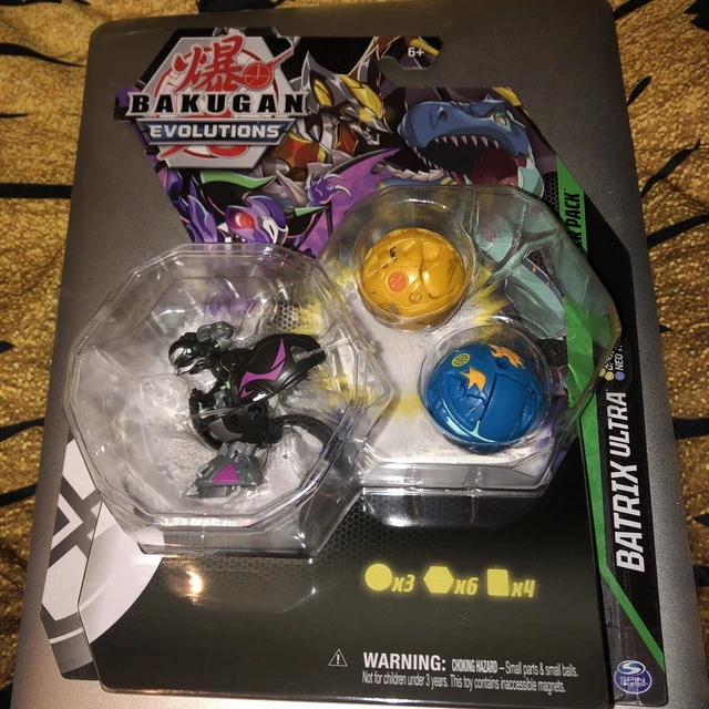 BAKUGAN EVOLUTIONS BATRIX Ultra Starter Pack S4 Giocattolo Grigio & Neo ...