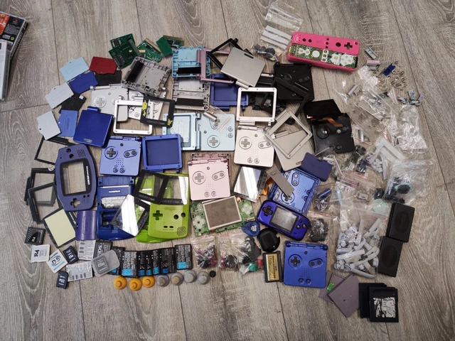 LOTTO RICAMBI NINTENDO Gameboy sp color classic advance game boy scocca ...