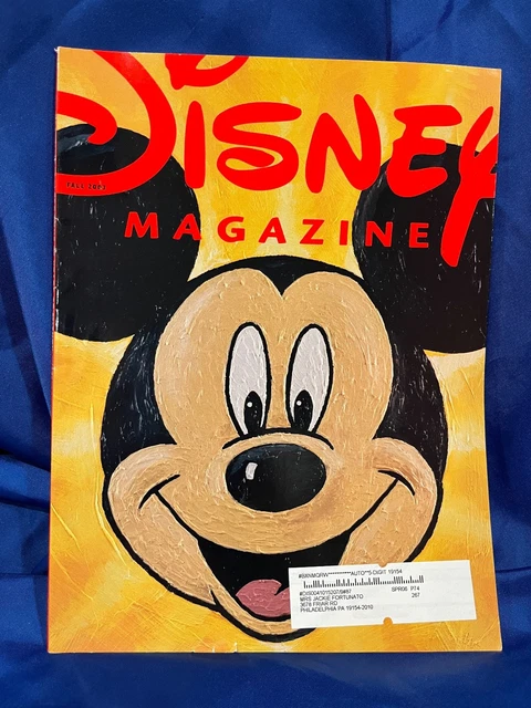 DISNEY MAGAZINE FALL 2003 Mickey Mouse Celebrates 75 Illustrator ...