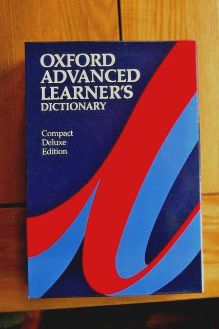 OXFORD ADVANCED LEARNER'S DICTIONARY Compact Deluxe Edition 4TH 1990 ...