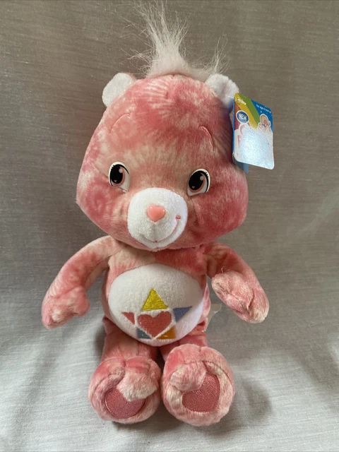 CARE BEARS TRUE Heart Bear Plush 2007 Stuffed Animal Pink Toy 11” £10. ...
