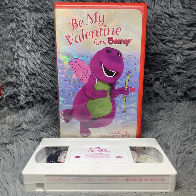 BARNEY THE DINOSAUR Be My Valentine Love Barney VHS 2000 Video Tape ...