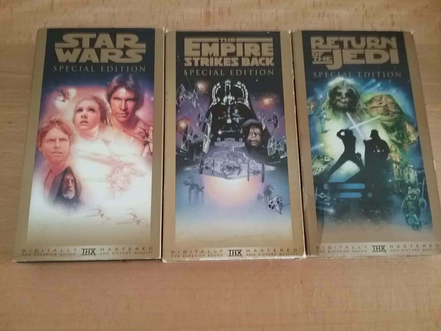STAR WARS SPECIAL Edition Trilogy Thx Remastered Vhs Tapes £9.47 ...