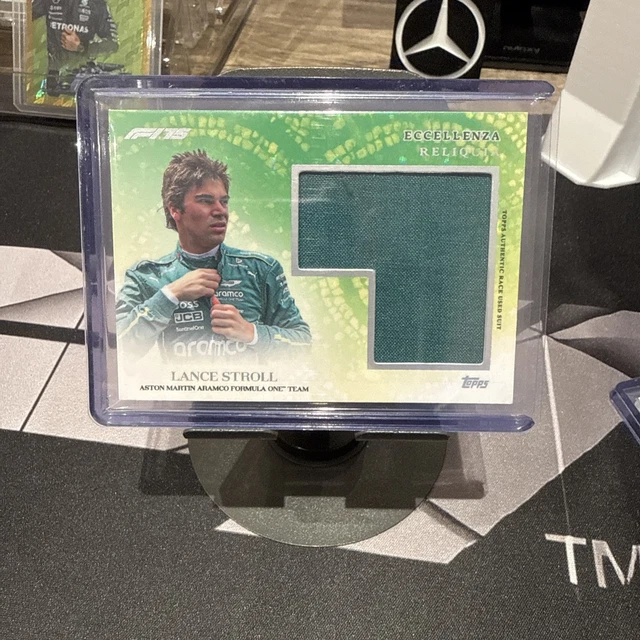 TOPPS F1 FORMULA 1 Eccellenza 2025 Lance Stroll Race Used Suit Patch ...