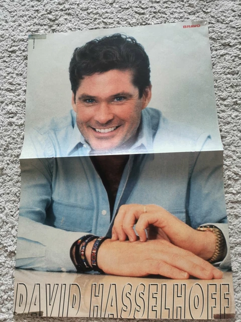 DAVID HASSELHOFF BAYWATCH Knight Rider Poster £10.39 - PicClick UK