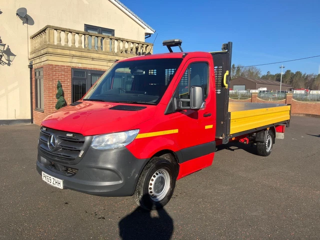 MERCEDES-BENZ SPRINTER 314 cdi lwb pick up alloy drop side ideal ...