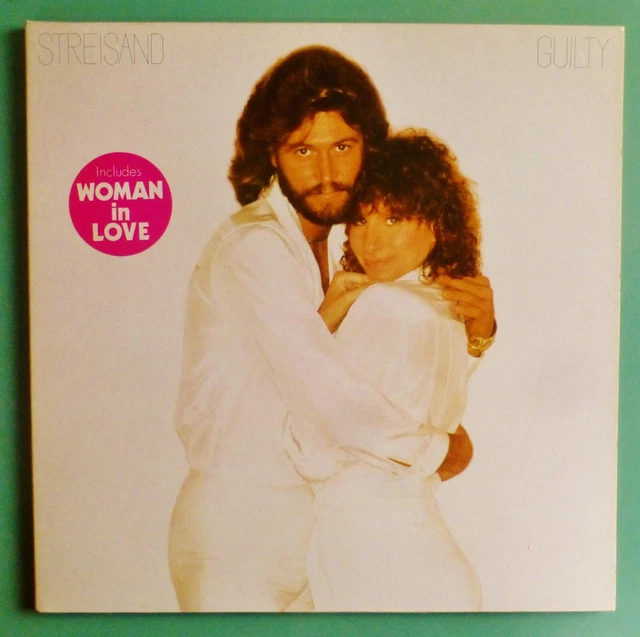 BARBARA STREISAND BARRY GIBB "GUILTY" Disque VINYLE 1980 LP 33T CBS ...
