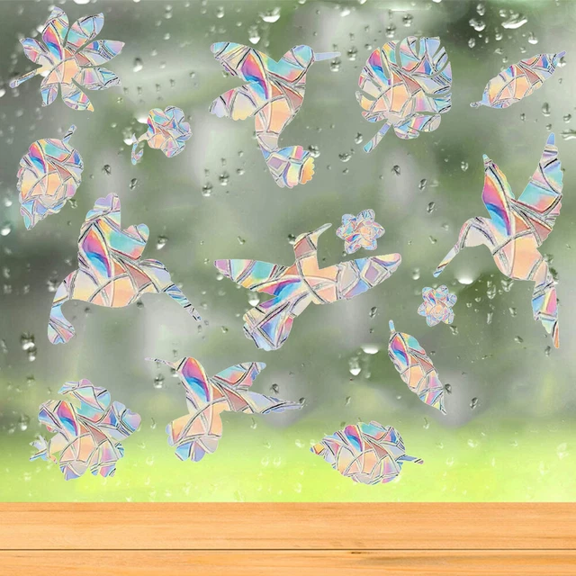 ELECTROSTATIC 3D WINDOW Films Creative Chic Window Decals Reusable ...