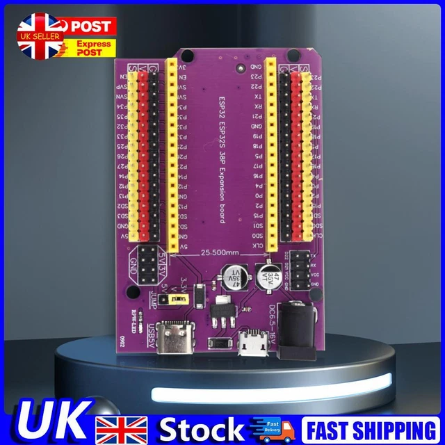 Esp32 Development Module Nodemcu 32s Lua Type Cmicro Gpio Expansion Board Uk £609 Picclick Uk