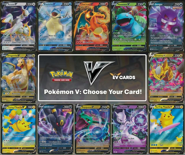 POKEMON V - Choose Your Card - Ultra Rare, Full Art Holo TCG - All ...