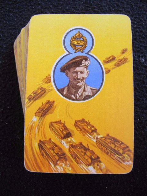 WW2 PLAYING CARDS Desert Rats Vintage 1940s Field Marshal Montgomery ...