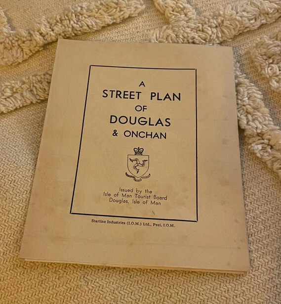 A VINTAGE FOLDED STREET PLAN OF DOUGLAS circa 1965 £0.99 - PicClick UK