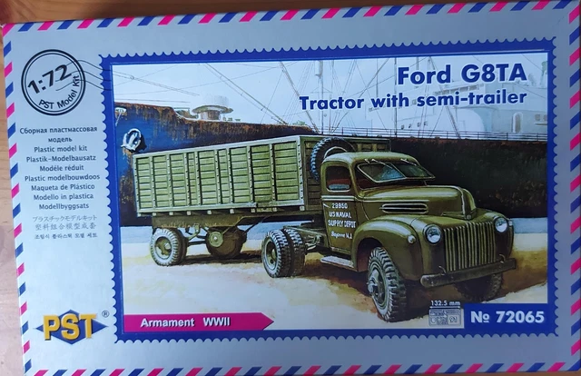 PST 1:72 FORD G8TA Tractor with semi-trailer - US Navy WWII EUR 8,35 ...