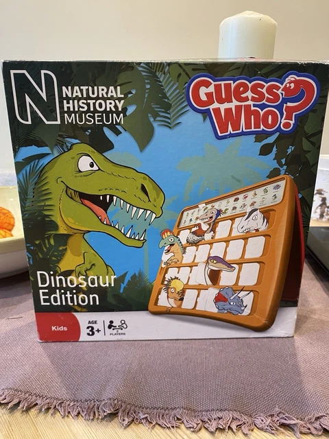GUESS WHO? DINOSAUR Edition Game - Natural History Museum - Kids Age 3 ...