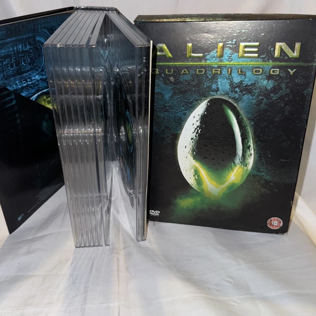 ALIEN QUADRILOGY (DVD 2003) 9 Disc Boxset Complete Aliens Collection ...