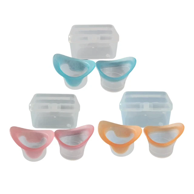 2 X 8ML Silicone Eye Wash Cups, Reusable, Portable, for Eye Cleaning and $18.50 - PicClick AU