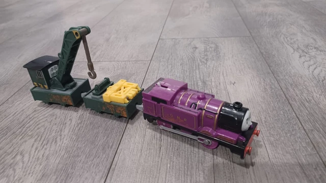 THOMAS TRACKMASTER RYAN Train With Jerome Crane. Battery operated. Very ...