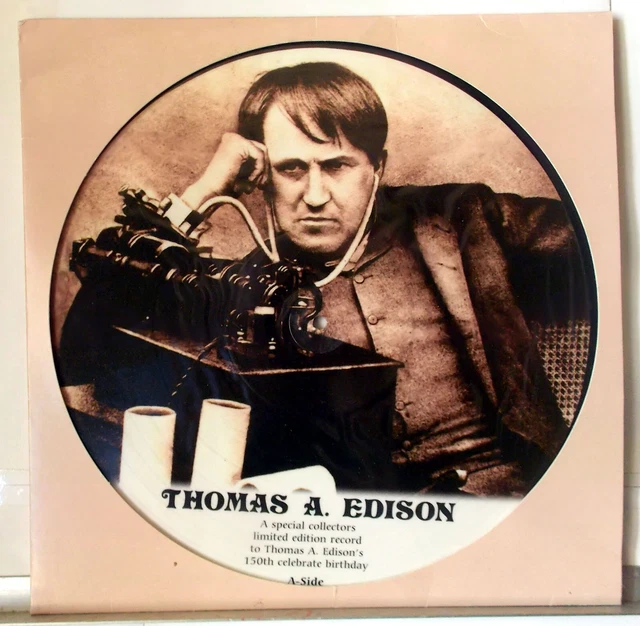 THOMAS ALVA EDISON - Thomas A. Edison Picture Disc EUR 29,90 - PicClick FR